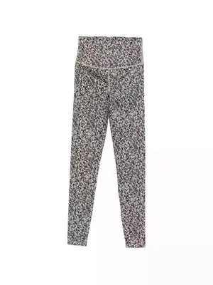 Varley Varley High-Rise Floral Performance Trousers Black