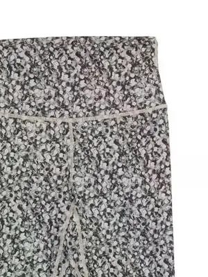 Varley High-rise Floral Performance Trousers - Black