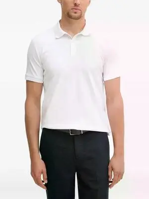 TRUSSARDI Logo-embroidered Polo Shirt