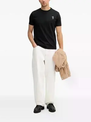 TRUSSARDI Logo-print T-shirt - Black