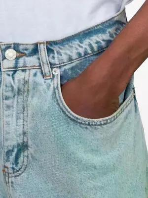 PATTA Embroidered Logo Denim Shorts