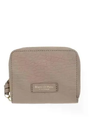 Marc O'polo Grained-leather Zip-around Wallet - Neutrals