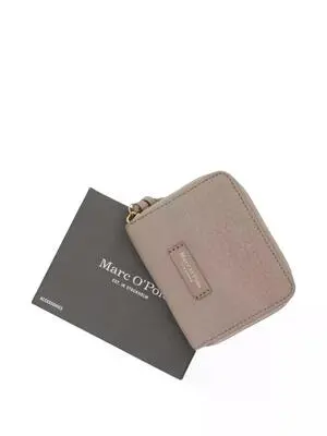 Marc O'polo Grained-leather Zip-around Wallet - Neutrals