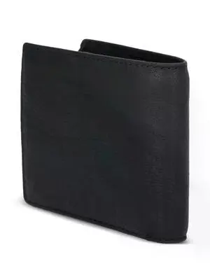 Marc O'polo Logo-motif Grained-leather Wallet - Black