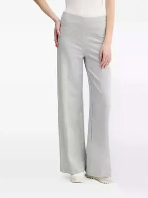 Marc O'polo Wide-leg Jersey Trousers - Grey