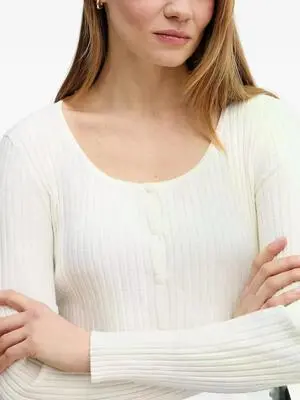 Marc O'polo Ribbed-knit Button-up Cardigan