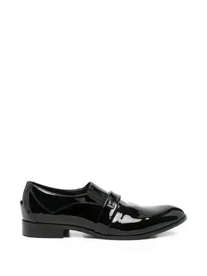 CARLO PIGNATELLI Patent Leather Strap Detail Loafers