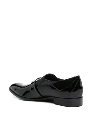 CARLO PIGNATELLI Patent Leather Strap Detail Loafers