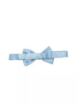 Brian Dales Satin Finish Bow Tie - Blue