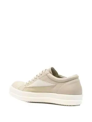 Rick Owens Contrast Panel Lace-up Sneakers