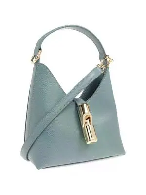 Furla Mini Iride Leather Tote Bag - Blue