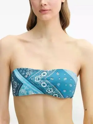 Polo Ralph Lauren Paisley Print Bandeau Bikini Top
