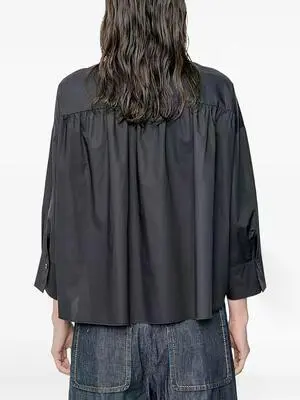 SUSANNE BOMMER Relaxed Fit Gathered Blouse