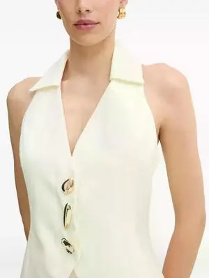 SIMONA CORSELLINI Sculptural Button Waistcoat