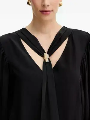 SIMONA CORSELLINI Gathered-sleeve Blouse