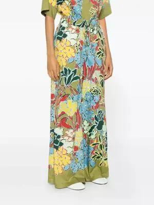 ALEMAIS Solstice Floral-print Palazzo Pants