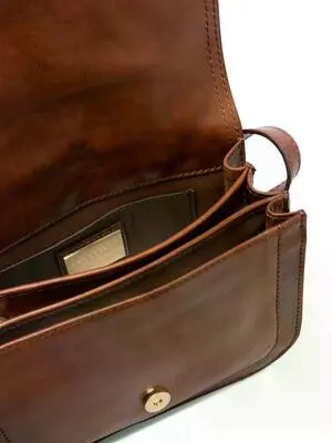 THE BRIDGE Story Leather Crossbody Bag - Brown