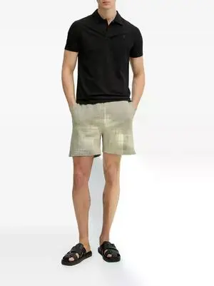 TRUSSARDI Waffle Knit Drawstring Shorts