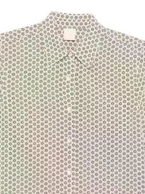 Aspesi Floral Print Mini Shirt Dress
