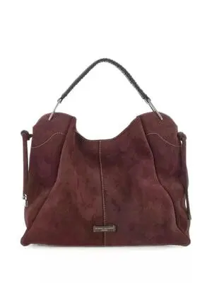 GIANNI CHIARINI Suede Tote Bag - Red