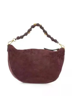 GIANNI CHIARINI Suede Shoulder Bag - Red
