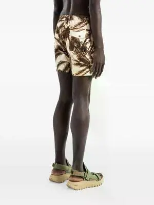 Moncler Palm-print Swim Shorts