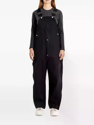 TUKI Type Wide-leg Dungarees - Black
