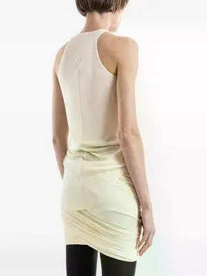 Rick Owens Asymmetric Hem Round Neck Tank Top