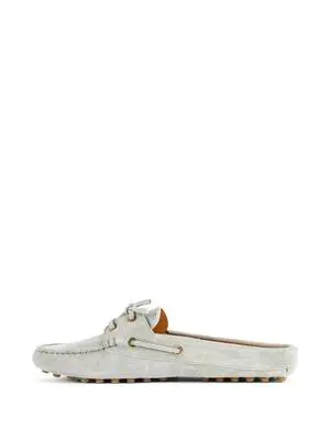 TOD'S Gommino Lace-up Mules - Grey
