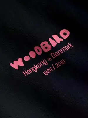 WOODBIRD Graphic Print Crew Neck Sweater