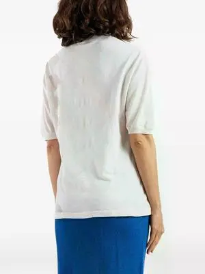 BIELO Seashell Argyle Jacquard T-shirt