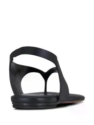 Le Monde Beryl Langley Leather Thong Sandals - Black