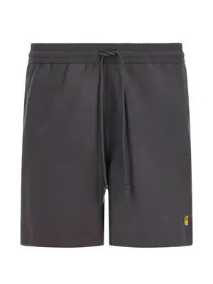 Carhartt Work In Progress Chase Logo-embroidered Swim Shorts - Grey