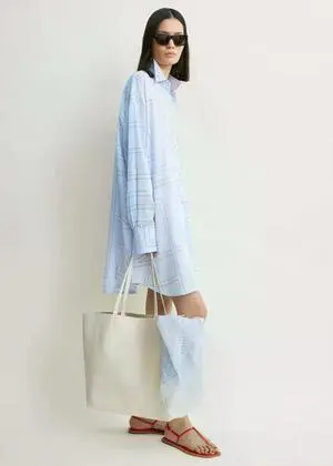 TOTEME Oversized Geometric Embroidered Shirt