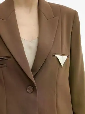 Armani Exchange Peak-lapel Single-breasted Blazer