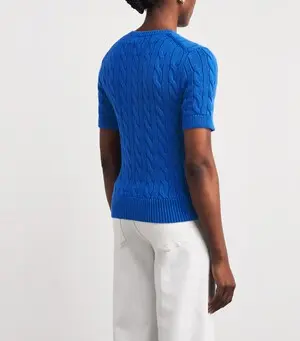 Polo Ralph Lauren Cotton Cable-knit Cardigan - Blue
