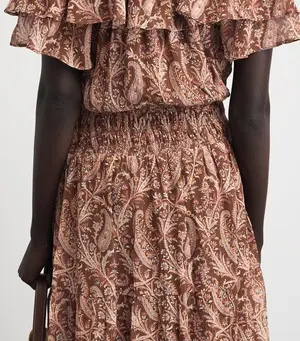 Paige Silk Georgette Alistar Midi Dress