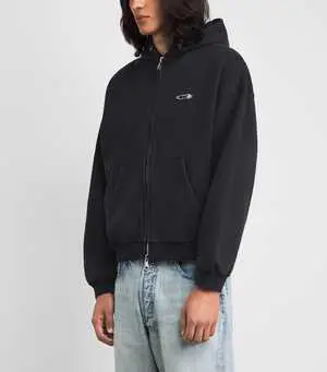 COLE BUXTON Distressed Surf Hoodie - Black