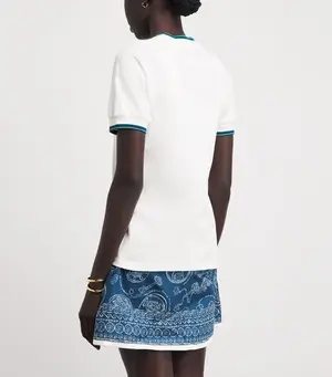 ALEMAIS Alémais Cotton Printed T-shirt - Ivory