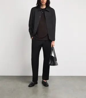 Barena Venezia Stretch-wool Gabardine Overshirt
