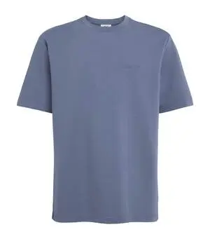 NN.07 Relaxed Logo Nat T-shirt - Blue