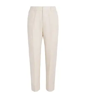 NN.07 Linen Billie Trousers - Ivory