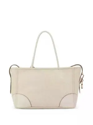 Prada Large Canvas Tote Bag - Neutrals