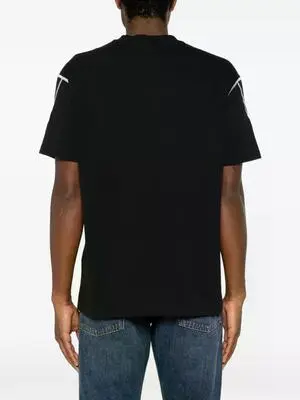 Givenchy Contrast-topstitched Logo-print T-shirt