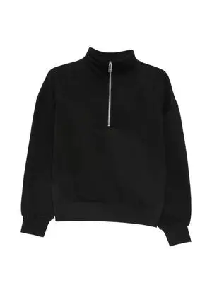 Calvin Klein Half-zip Logo Embroidered Sweater