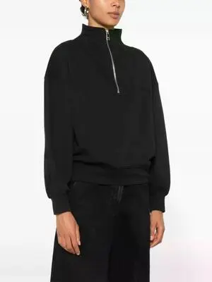 Calvin Klein Half-zip Logo Embroidered Sweater