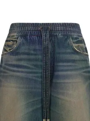Amiri Drawstring Denim Shorts