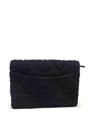 Tory Burch Quilted Tweed Shoulder Bag