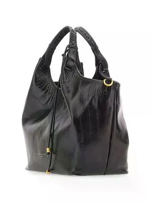 GIANNI CHIARINI Dua Leather Tote Bag - Black