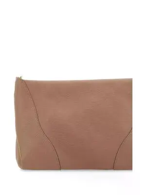 GIANNI CHIARINI Large Suria Grained Leather Clutch Bag